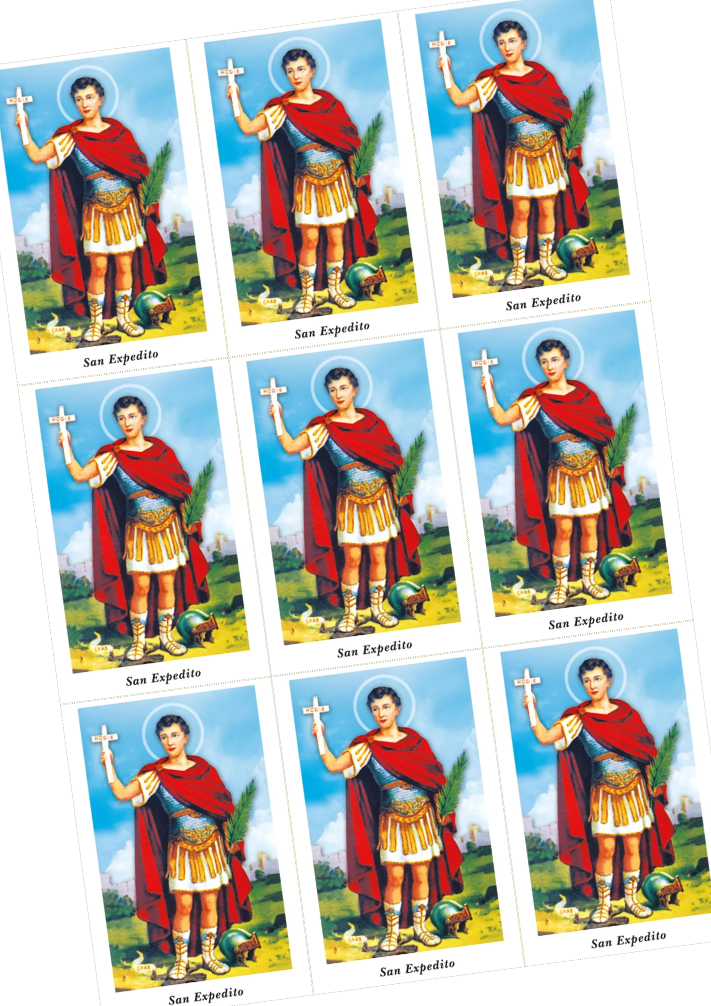 Estampitas con Oración a San Expedito 🙏